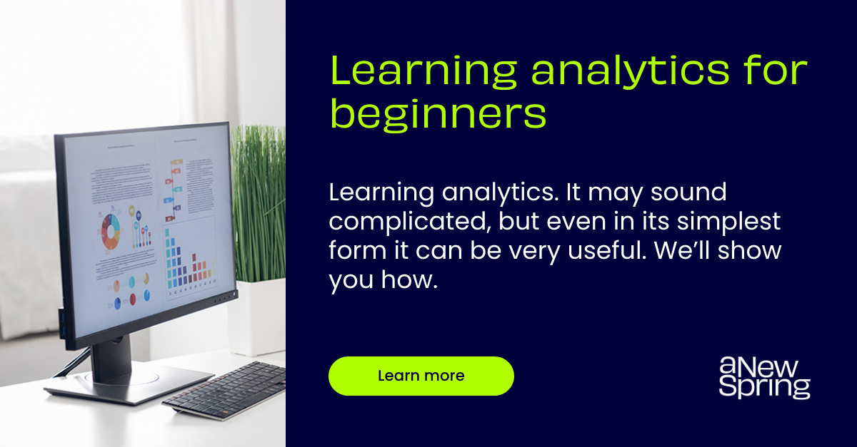 Learning analytics for beginners | aNewSpring