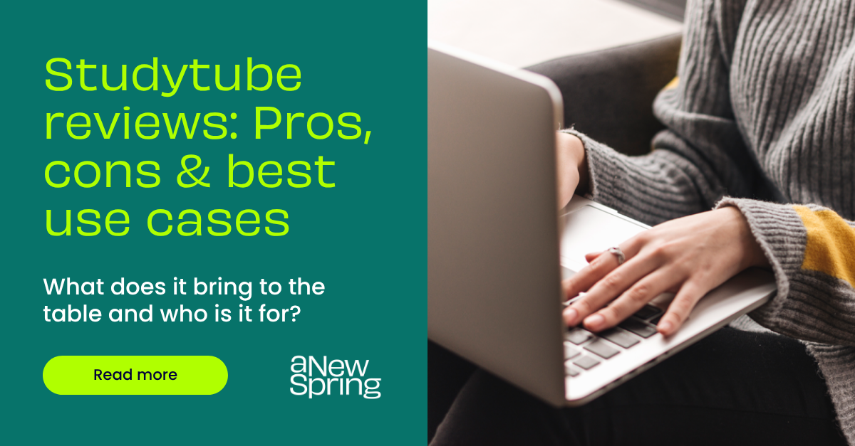 Studytube reviews: Pros, cons & best use cases | aNewSpring