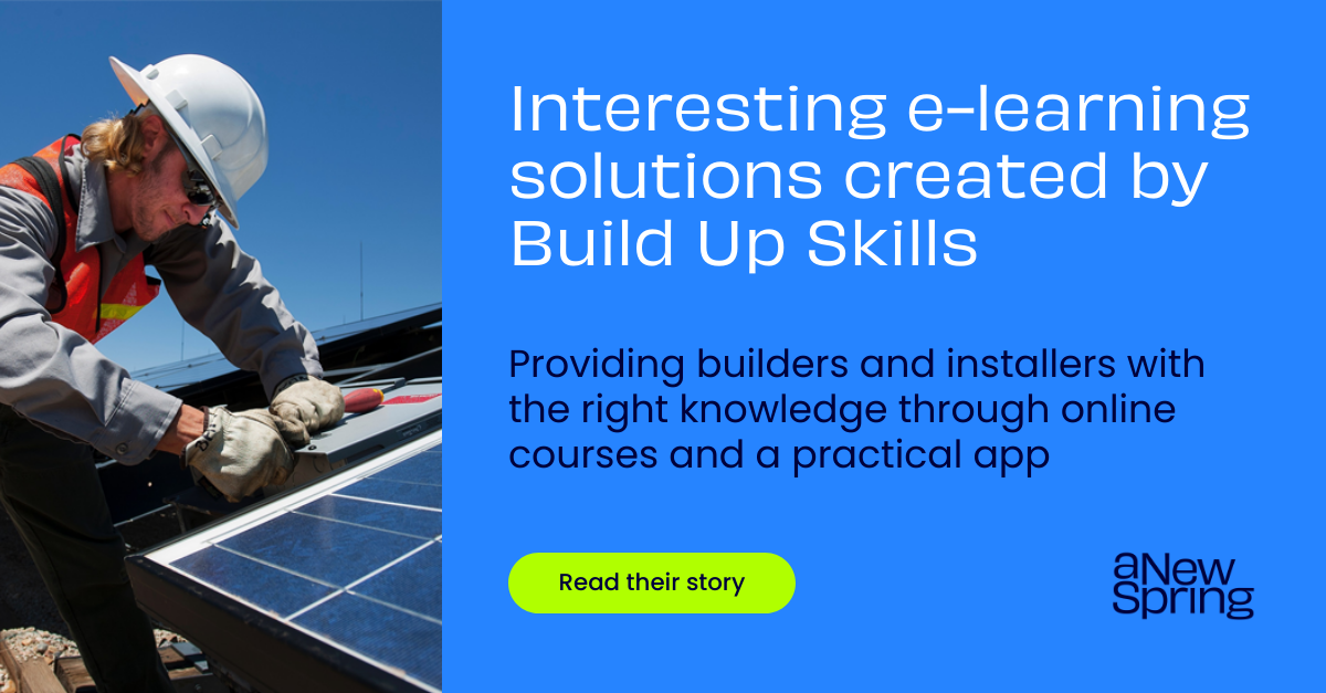BUILD UP Skills | aNewSpring