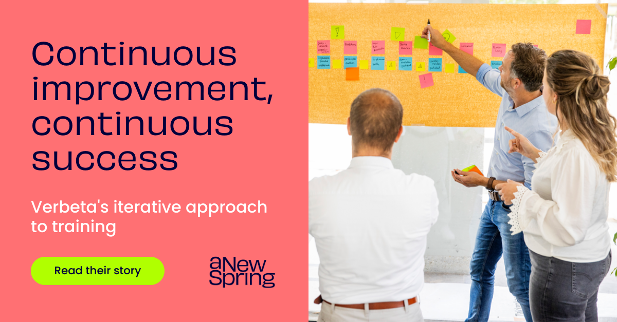 Verbeta: An iterative approach to training | aNewSpring