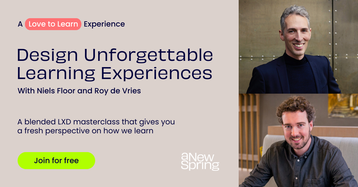 Design Unforgettable Learning Experiences with Niels Floor