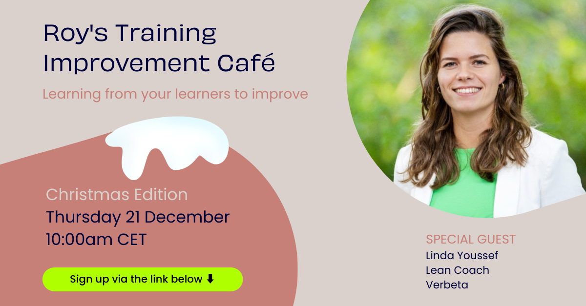 Roy's Training Improvement Café | aNewSpring