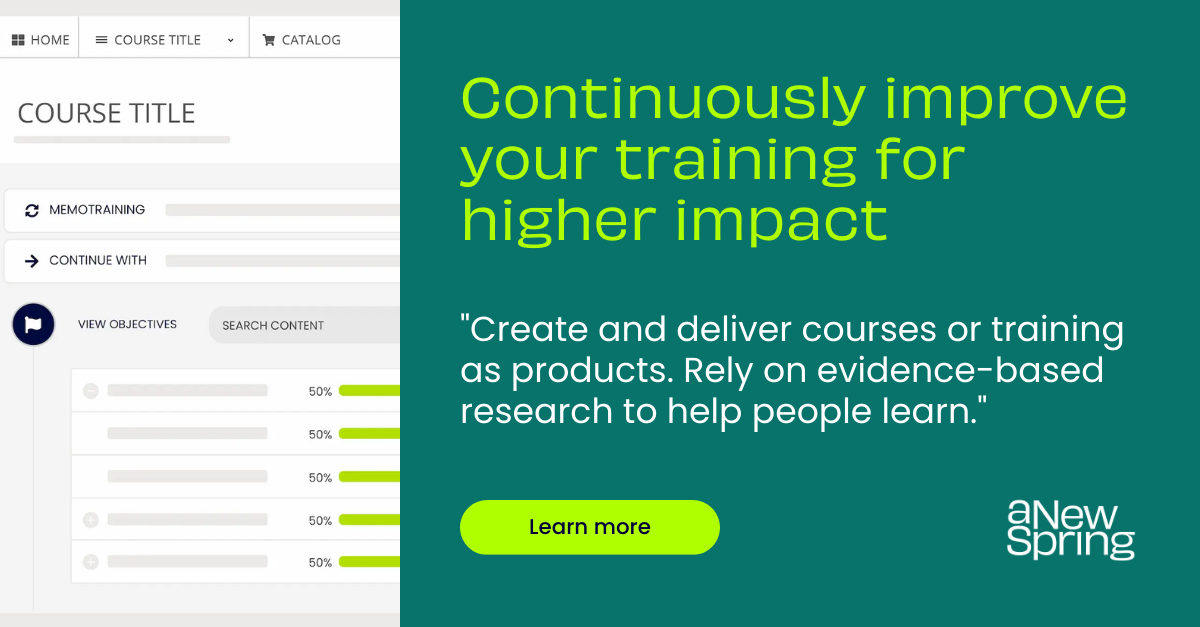 Rijke learning journeys met het aNewSpring training platform